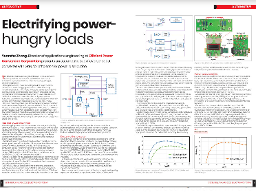 Electrifying Power Hungry Loads - Efficient Power Conversion Corporation