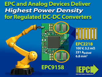 Highest Power Density for Regulated DC-DC Converters Achieved Using EPC GaN FETs and Analog ...