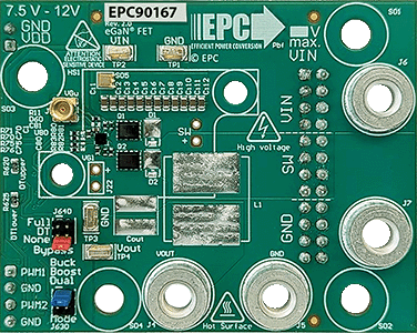 EPC90167: 40 V, 25 A Half-bridge Evaluation Board | EPC